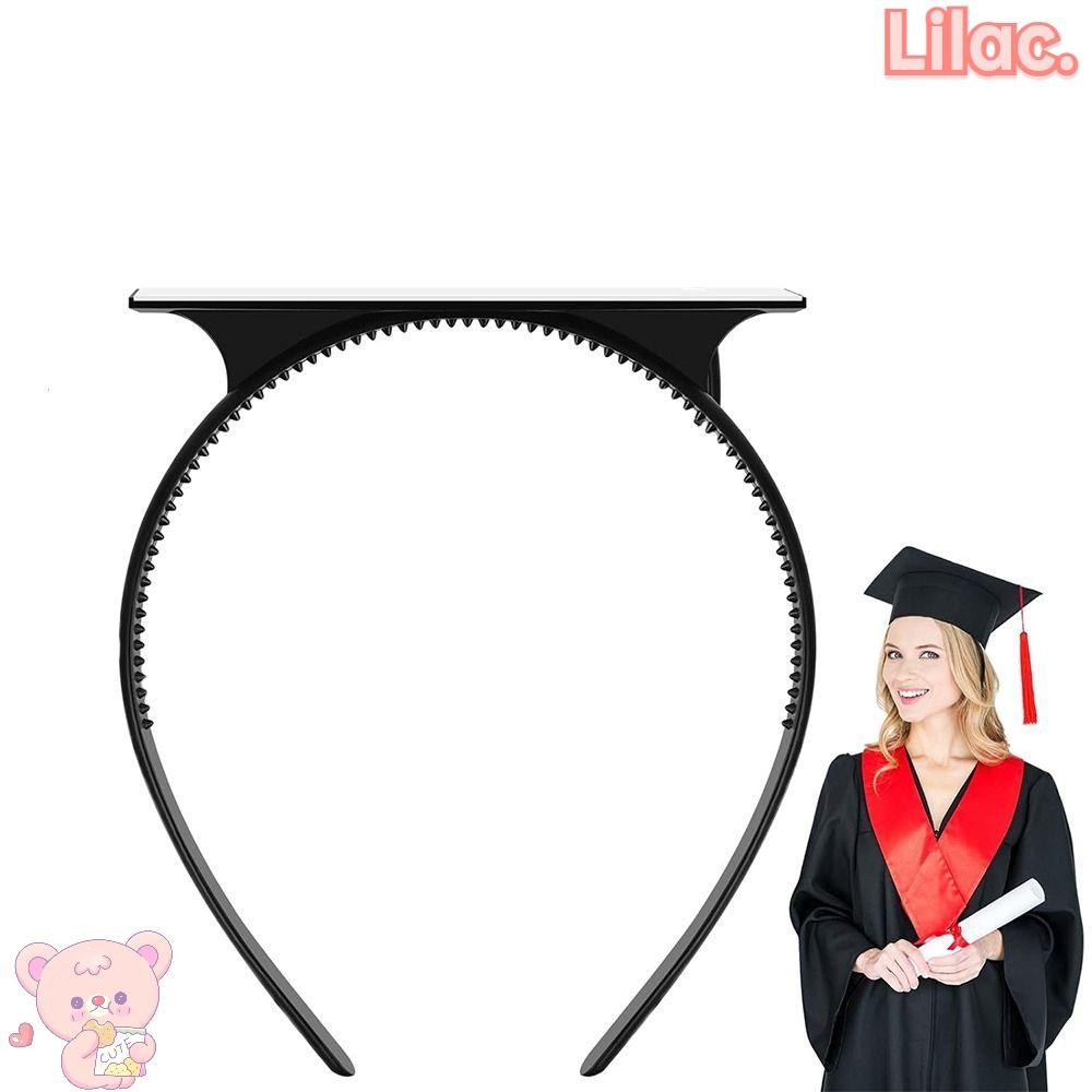 LILAC Graduation Cap Headband, DIY Fixed Hair Hoop Secures Your ...