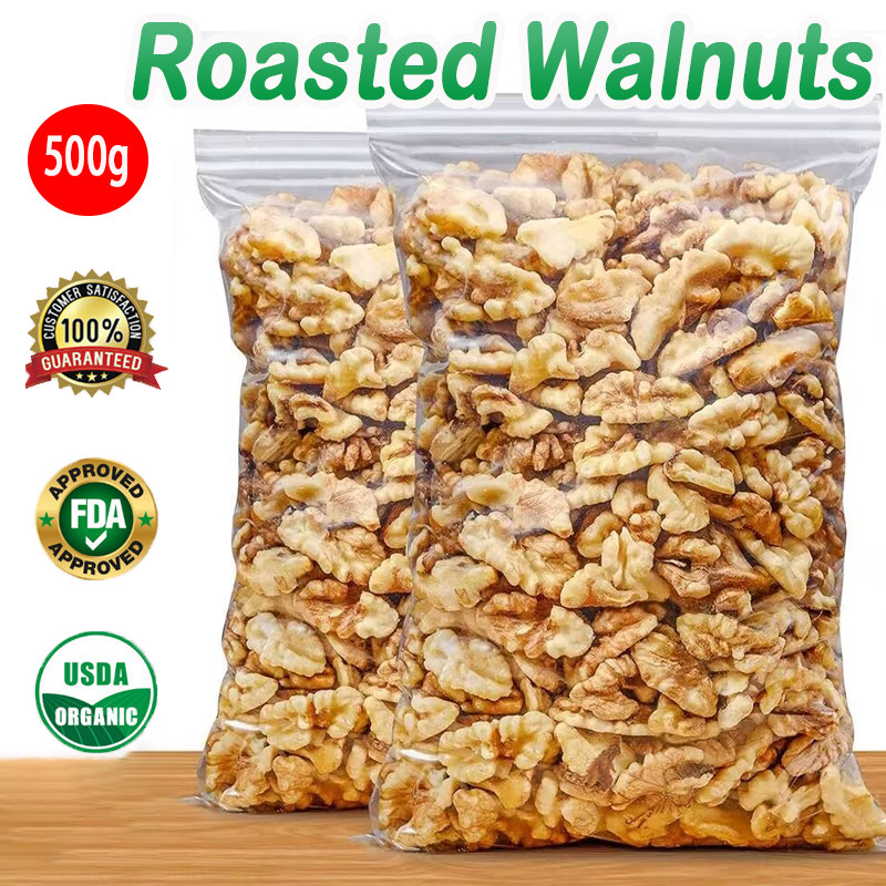 Roasted Walnuts(Organic Plain & Unsalted Healthy Low Carb Diet High ...