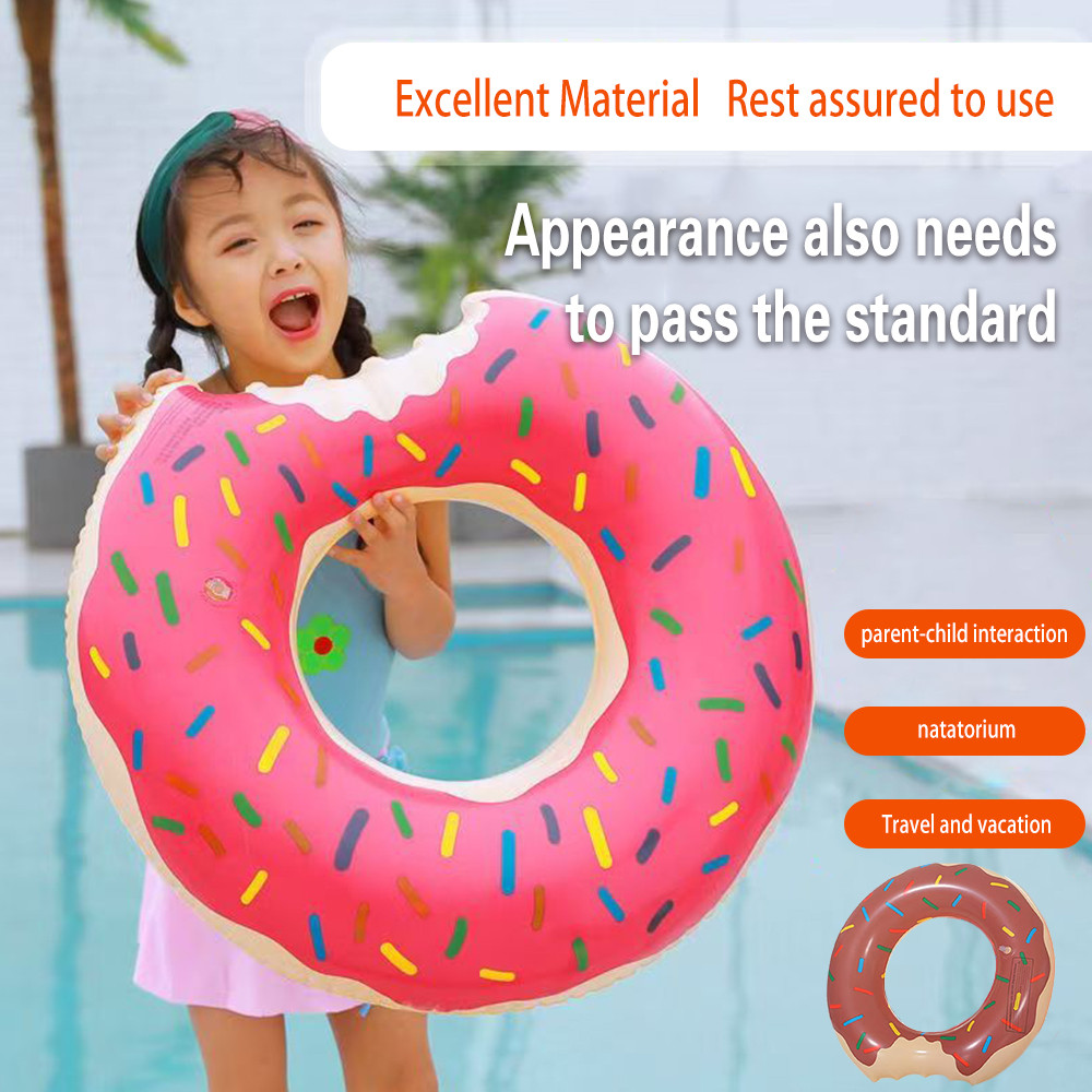 70/80/90cm Inflatable Swimming Floater Donut Swimming Ring for Adult ...