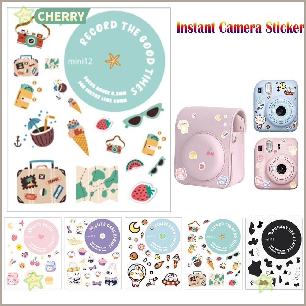 CHERRY3 Instant Camera Sticker, Cartoon DIY Decorative Decal, Cute ...