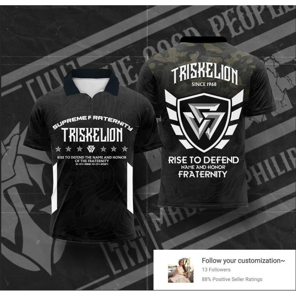 SUPREY TRISKELION 56 TH ANNIVERSARY 3D POLO SHIRT-RISE TO DEFEND NAME ...