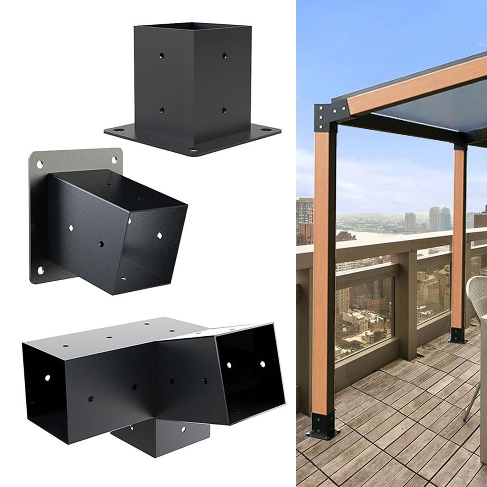 ⭐ READY STOCK ⭐ Pergola Hardware Kit Weatherproof Durable Steel Easy ...