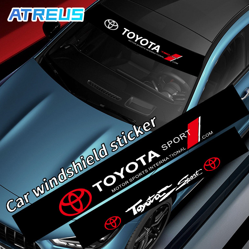 Toyota Car Front Windscreen Sticker Windshield Stickers Car Front ...