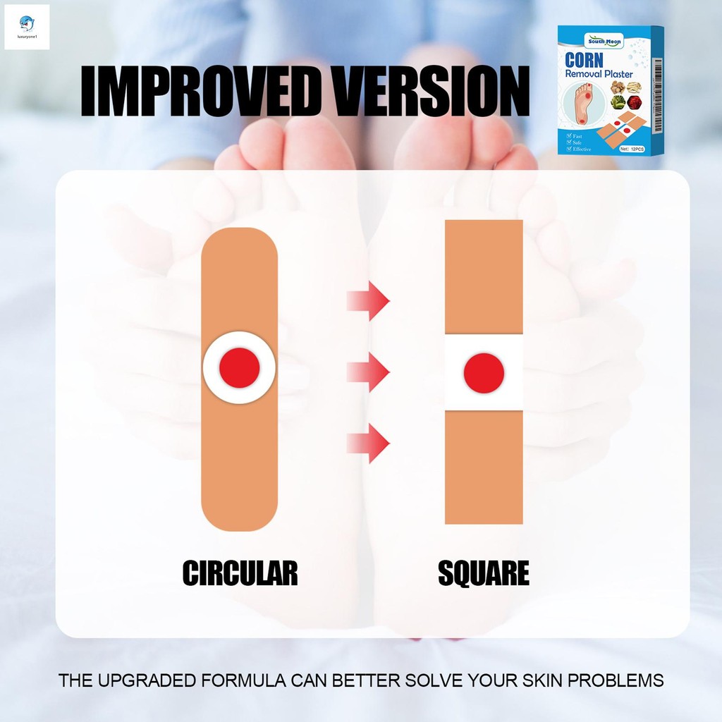 Corn Remover Foot Patches Warts Thorn Remover Plasters for Removing ...