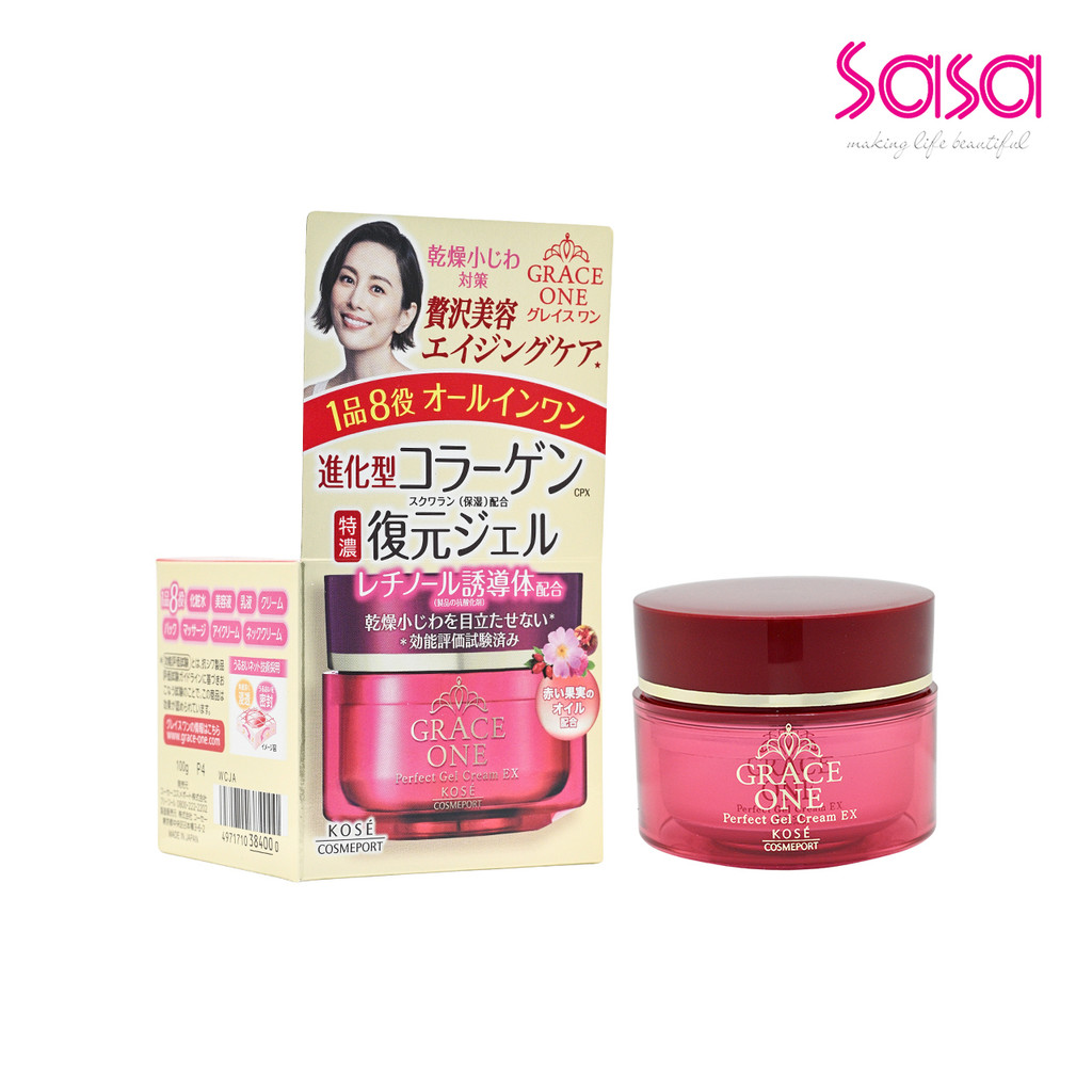 Kose Cosmeport Grace One Perfect Gel Cream Ex (100g) | Shopee Philippines