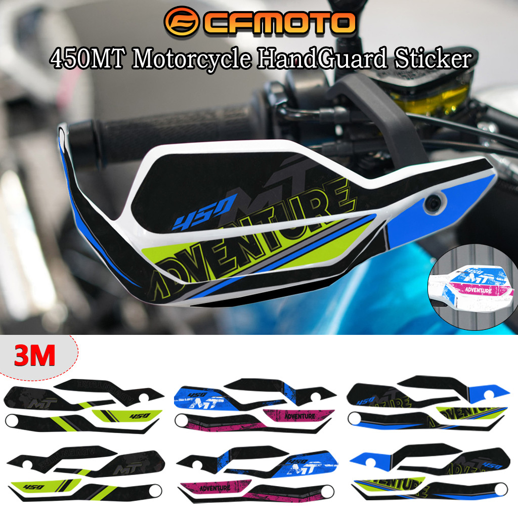 For CFMOTO 450 450MT Motorcycle 3M hand Guards Sticker Moto Protection ...