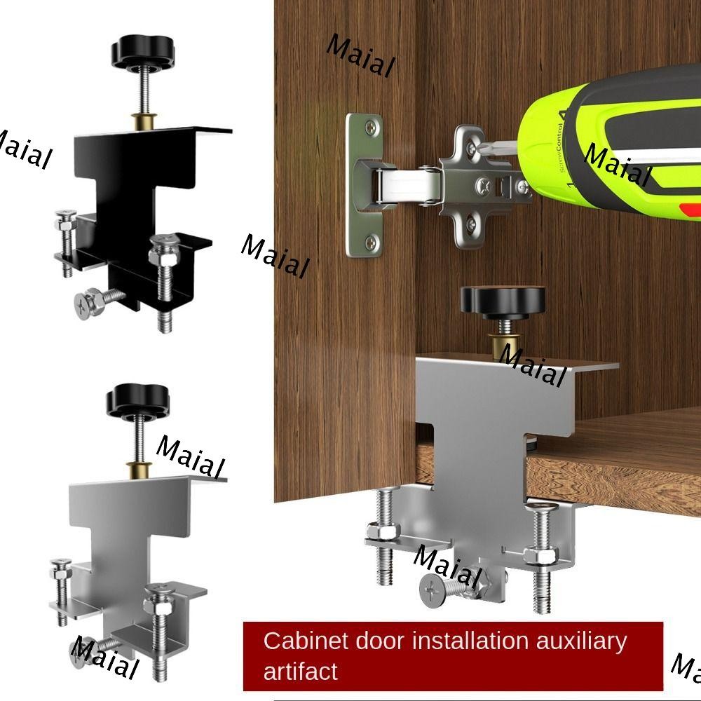MAIAL Cabinet Door Install Clamp, Stainless Steel DIY Fixing Clamp ...