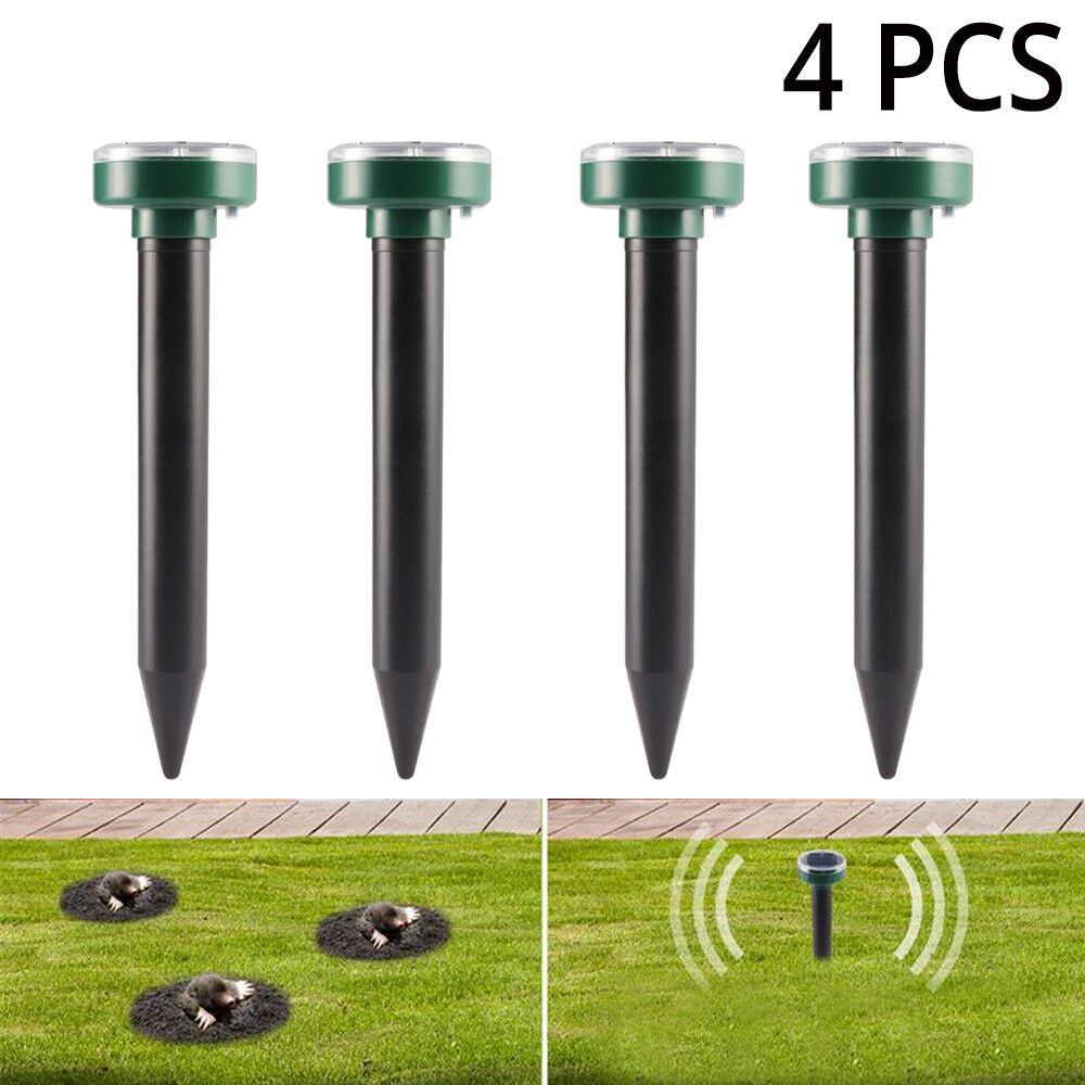 GG+Solar Ultrasonic Electronic Mouse Repeller Snake Repeller Insect ...