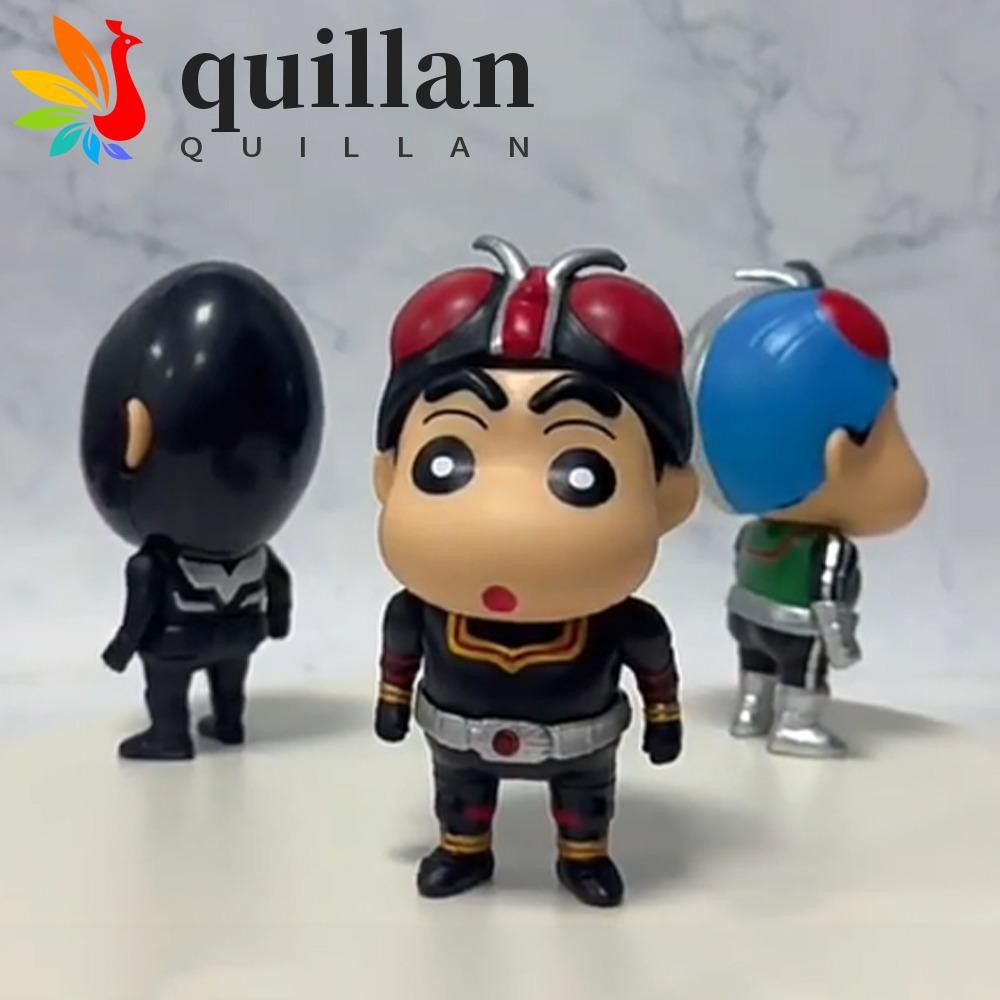 QUILLAN Crayon Shin-Chan Figure, Shinnosuke Nohara Masked Superman ...
