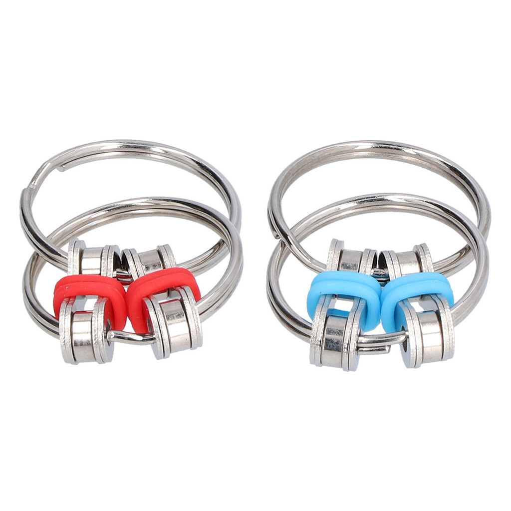 Fidget Chain Toy Stainless Steel Anxiety Relief Flippy Chain ...