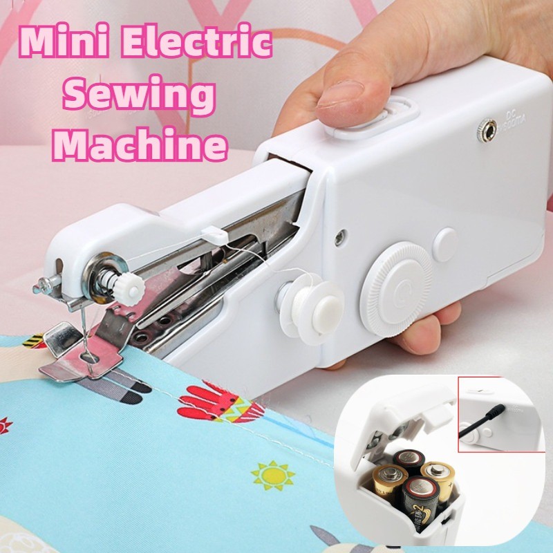 Mini Electric Sewing Machine Handheld Portable Edge Banding Machine DIY ...