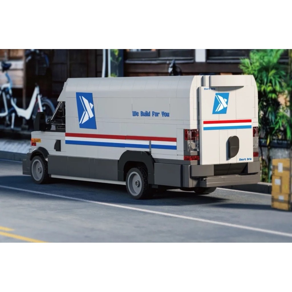 MYBRICKSTORE 526PCS MOC Technic Speed USPS US Postal Mail Delivery ...