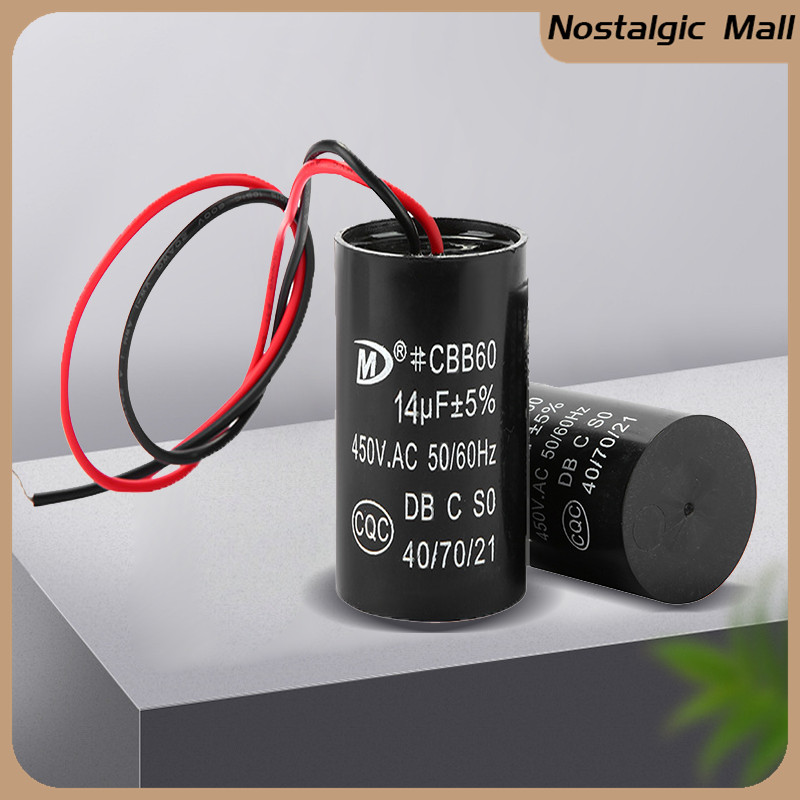 Washing Machine Starter Capacitor CBB60 450V Drying Motor Dehydration ...