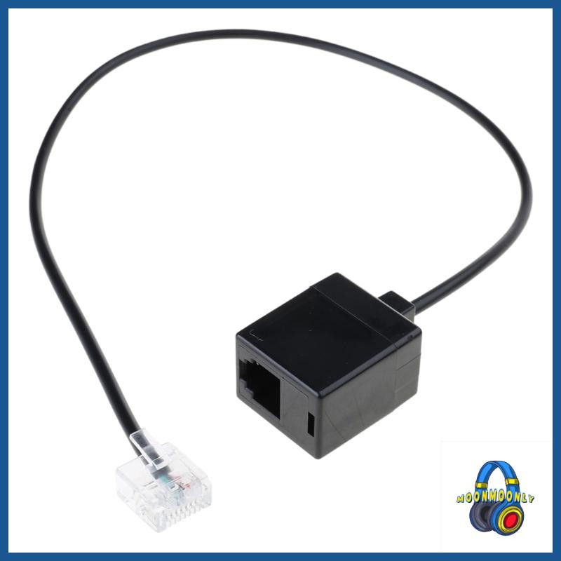 MOOMMY Easy Plugs In RJ45 To RJ11 Adapter Cable Stable Ethernet To ...