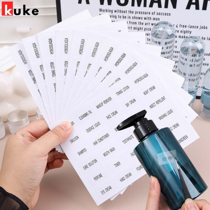 Clear PET Paper Labels - Travel Soap Bottle Stickers - Classification ...