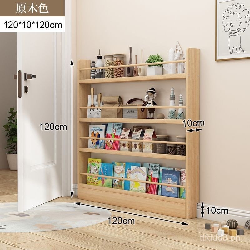 Wire-Wrap Board Bookshelf and Storage Shelf behind the Door Floor ...
