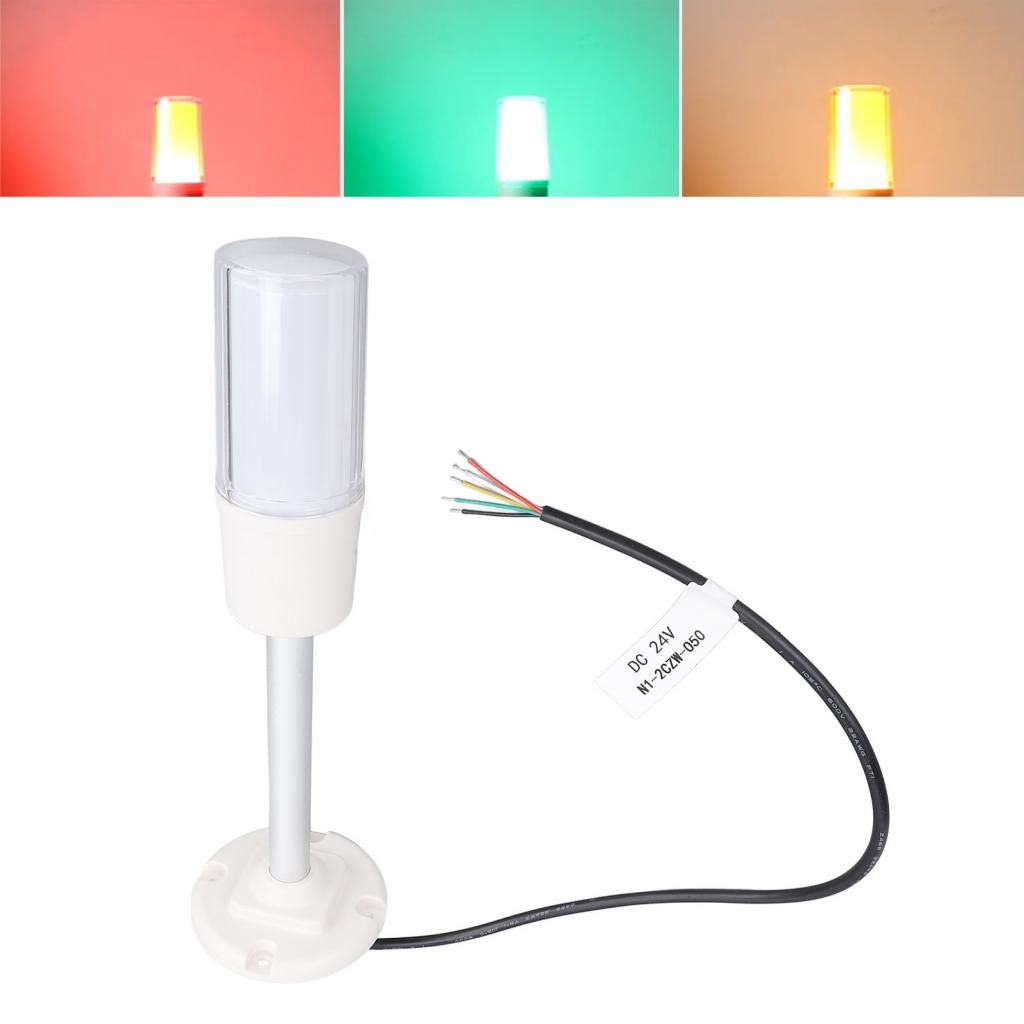 Bestchoices Industrial Signal Tower Indicator Light Warning LED DC24V ...
