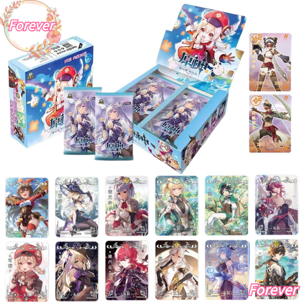 FOREVER Genshin Impact Collection Card, TCG Game SSR Booster Box, Rare ...