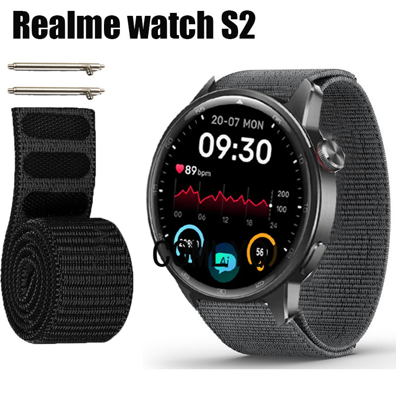For Realme watch S2 Smart Watch Strap Soft Nylon Band Watchband women ...
