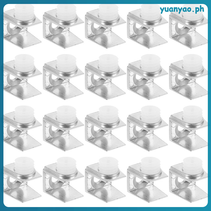 20 Pcs Glass Pallet Clip Mirror Hangers Heavy Duty Railing Clamp ...