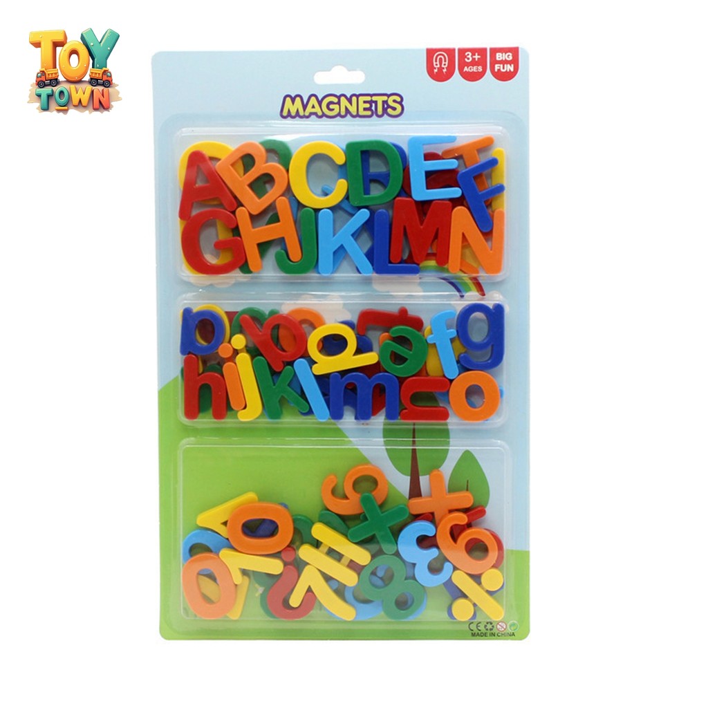 78pcs Magnetic Letter Number Alphabet Math Symbols Magnet Sticker ...