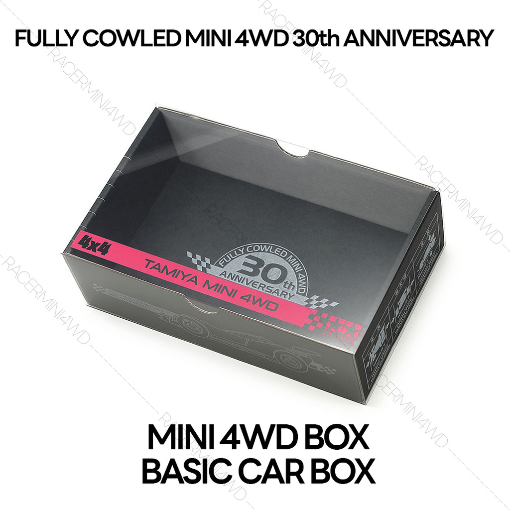 TAMIYA 95670 Fully Cowled 30th Anniv. Basic Mini 4WD Car Box (Black ...