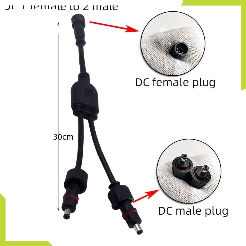 IP67 Solar Light Extension Cable Outdoor Waterpro of DC Extension Line ...