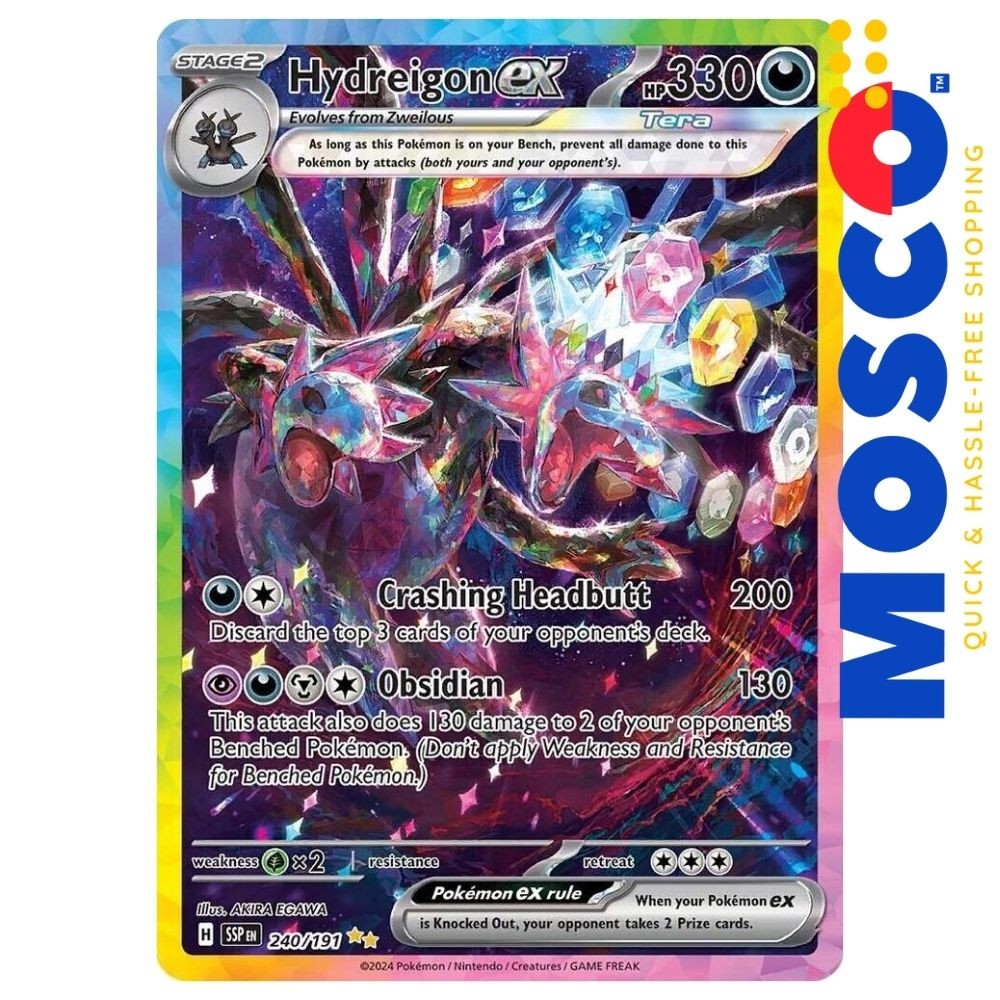 Hydreigon ex - 240/191 Surging Sparks | Pokemon TCG | Shopee Philippines