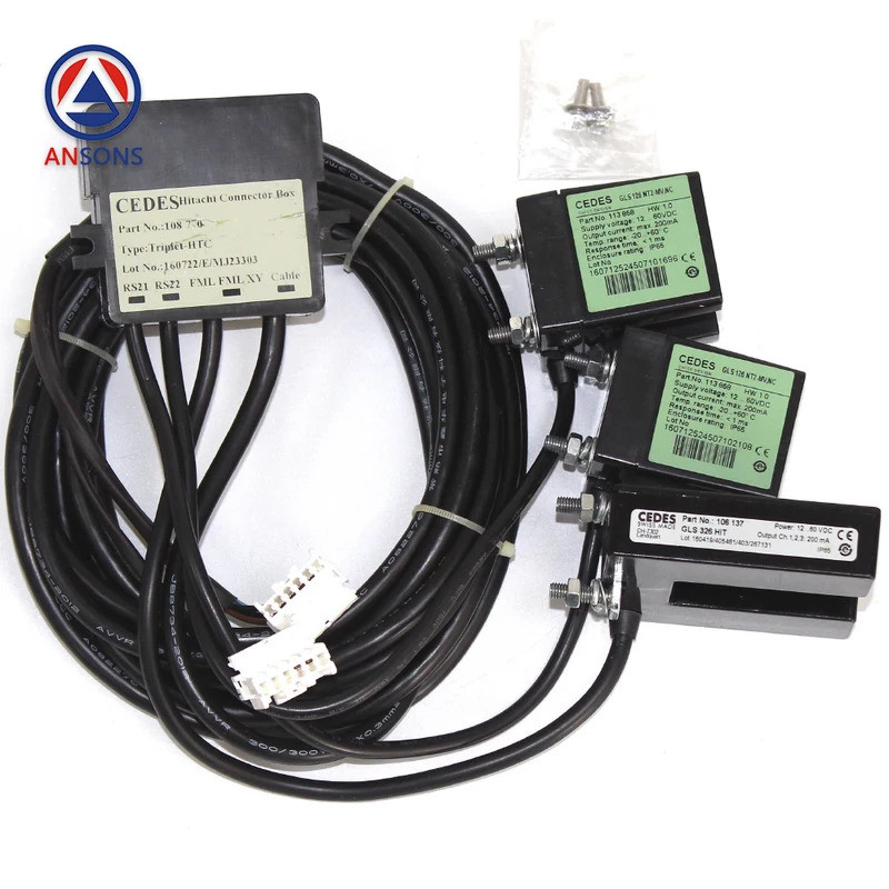 GLS 126 NT2-MV,NC GLS 326 HIT Hitachi Elevator Leveling Sensor Three-In-One Photoelectric Switch ...