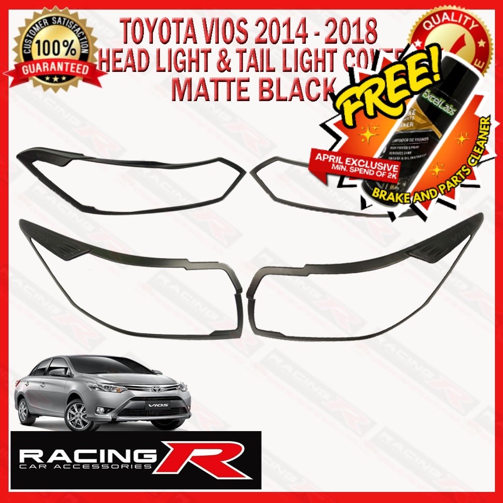 Toyota Vios Superman 2014 to 2018 Head Light and Tail Light Garnish ...