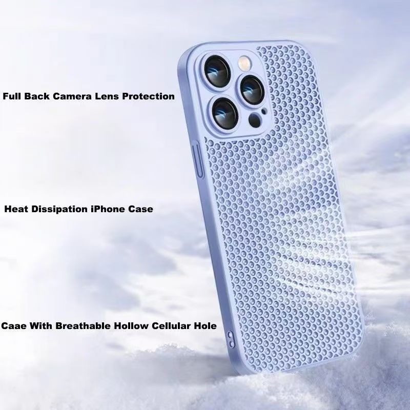 Luxury Heat Dissipation Breathable Lens Film Phone Case Suitable for ...