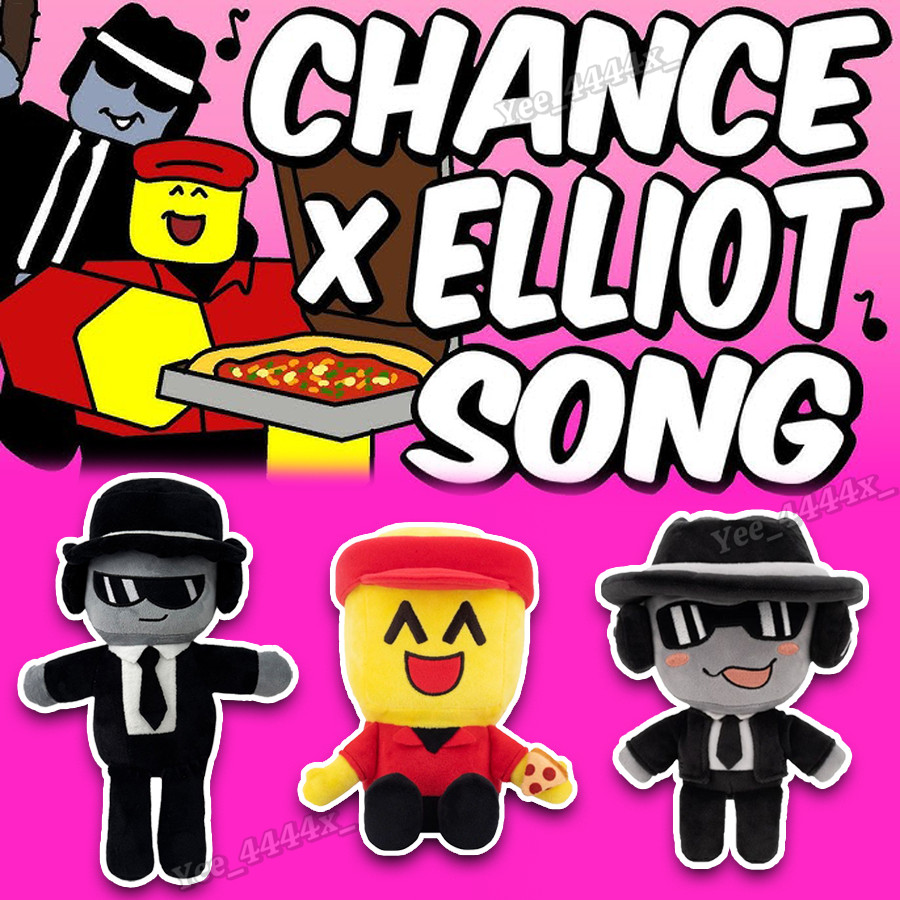 Forsaken Elliot Plush Toy Game Peripheral Elliot/Chance Plushies ...