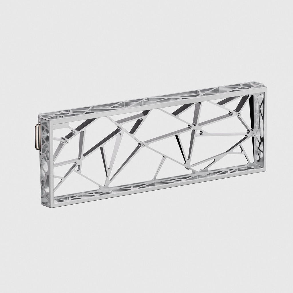 AK60he Pink/Red/ Silver Skeleton Hollow Mechanical keyboard Shell Case ...