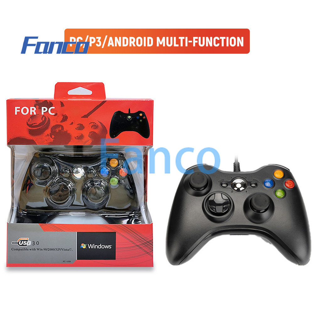 Wired Gaming Controller,PC Game Controller Joystick with Dual-Vibration ...