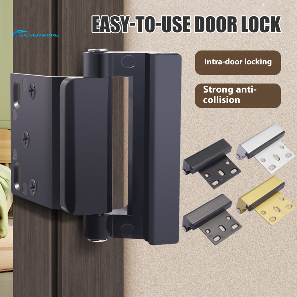SILVERWARE Door Buckle High Hardness 800lbs Force Resistance Thick ...