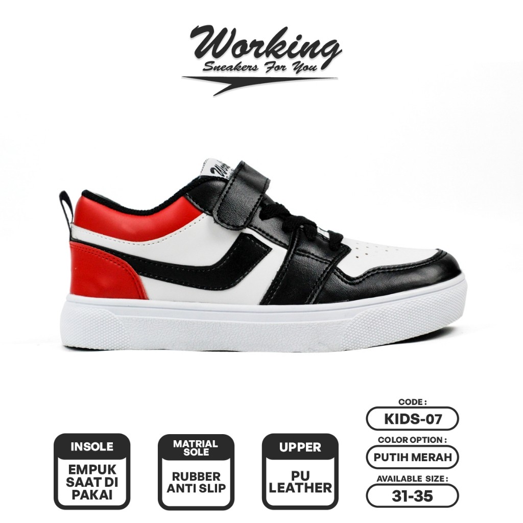 B7 Working Sneakers For You Children's Fashion Shoes code Kids-07 Size 30 - 35 | Shopee Philippines