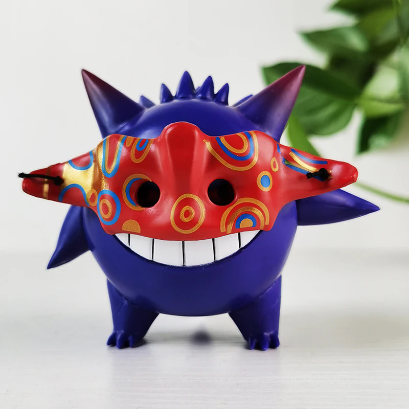 9cm Pokemon Gengar Mask Cell Psyduck PVC Action Figure | Shopee Philippines