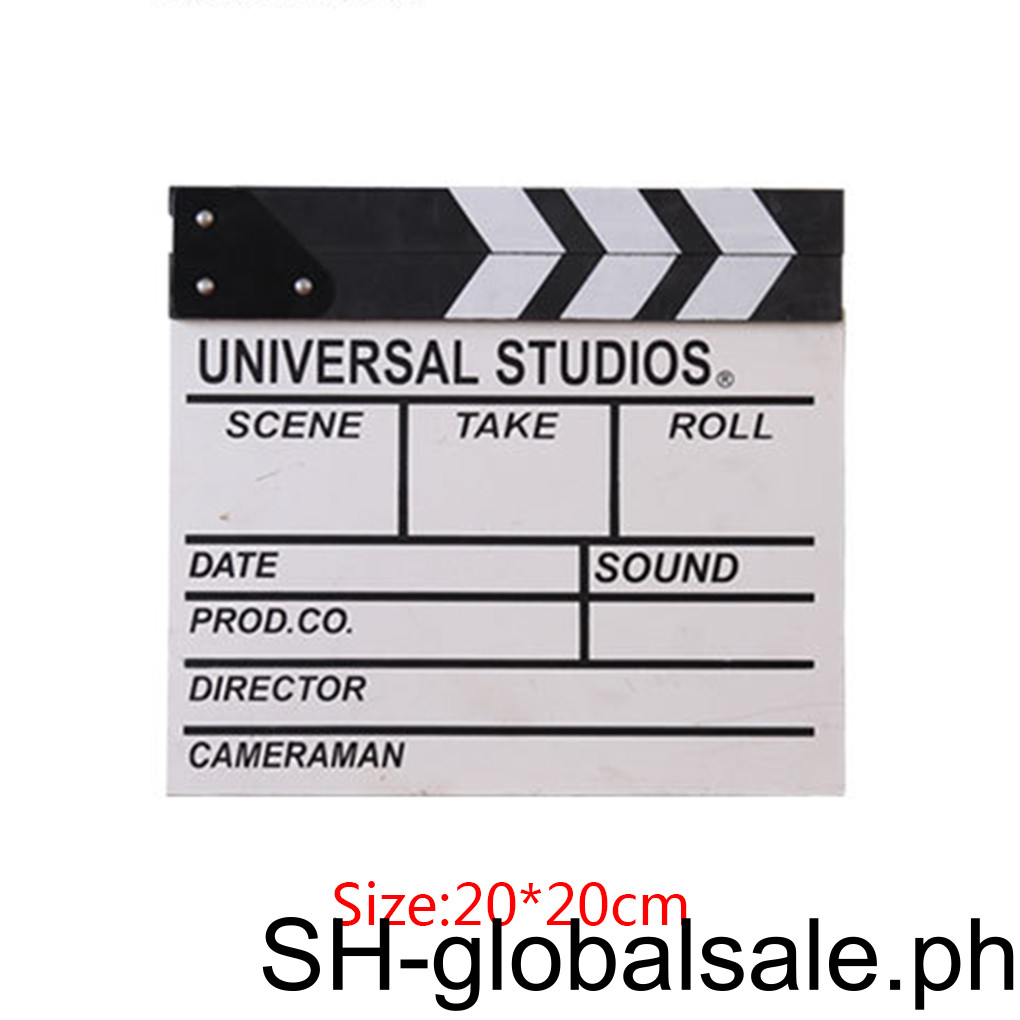 1/2 Wood 20x20 Director Video Scene Clapperboard TV Movie Clapper Board ...