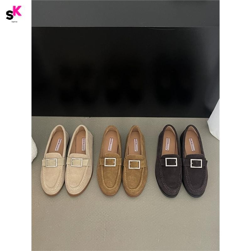 Sk Korea ins Handmade Custom KAMIYA Retro Frosted Thick Heel Shoes ...