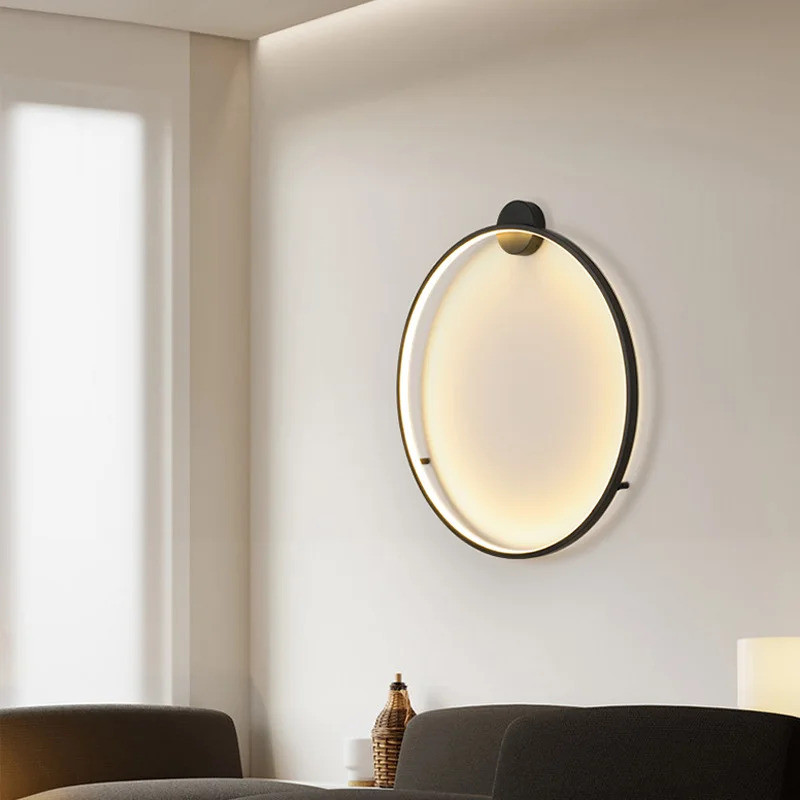 Modern Circle LED Wall Lights for Bedroom Fixture Living Room ...