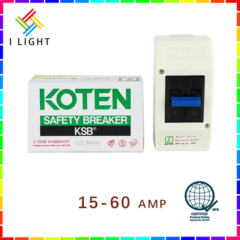 Koten Air Circuit Breaker 15/20/30/40/60 AMP Home Safety Air Switch | Shopee Philippines