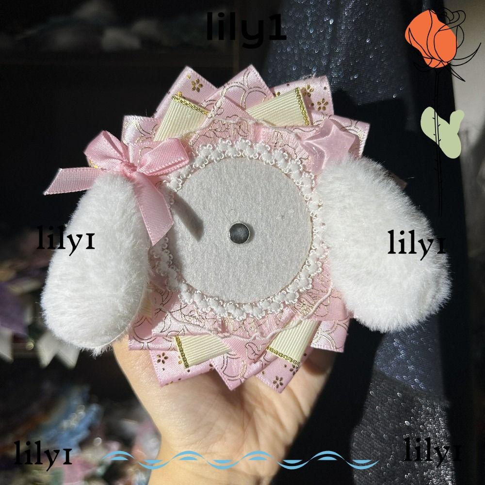LILY Itabag Badge Holder, Cute Cat Ear DIY Handcrafted Lolita Badge ...