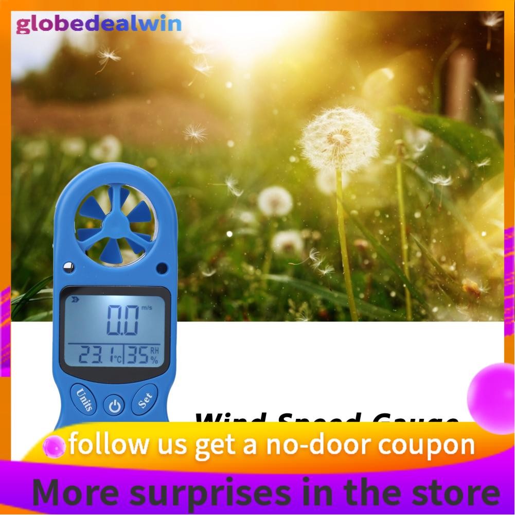Globedealwin Handheld Digital Anemometer Wind Speed Meter 0-30m/s ...