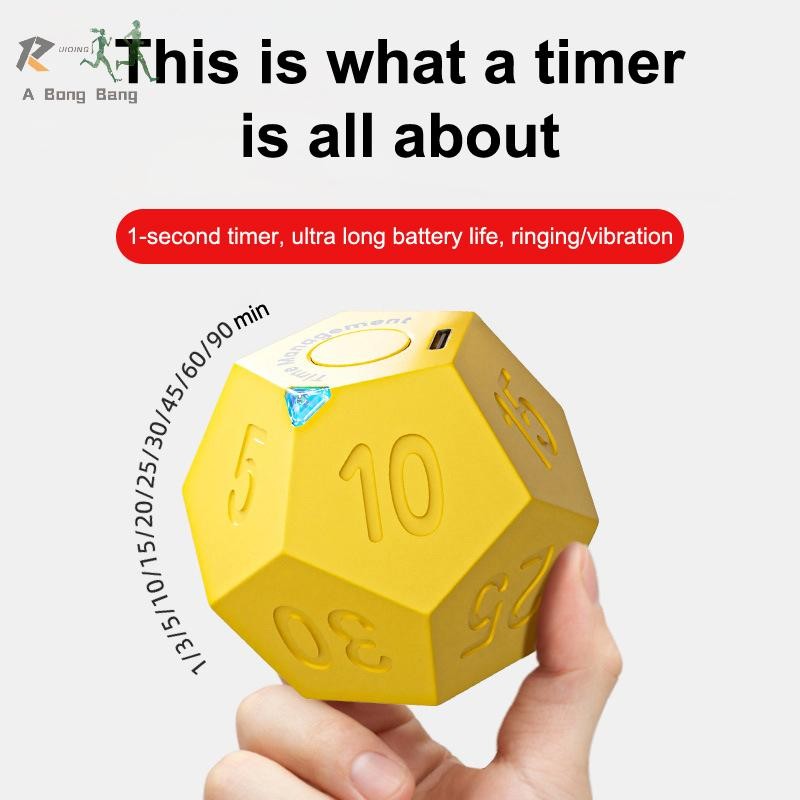 ABongBang Cube Timer Digital Kitchen Timers Flipping Switching Timing ...