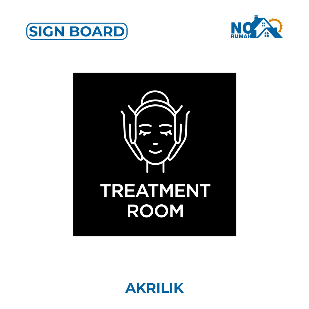 Treatment Room Signage Board Acrylic Wall Sticker Acrylic Sign Board ...