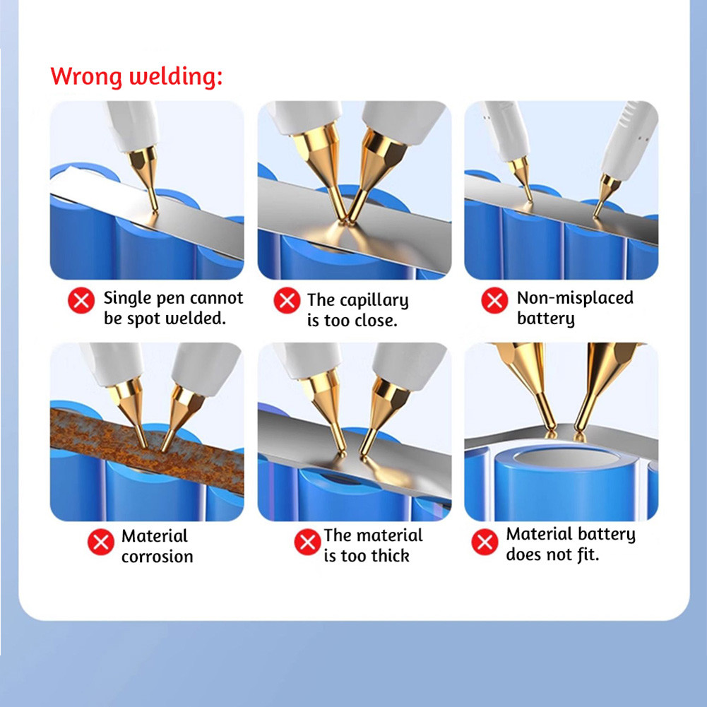 Spot Welding Pen Spot Welder Pen for 18650 Battery Handheld Spot ...