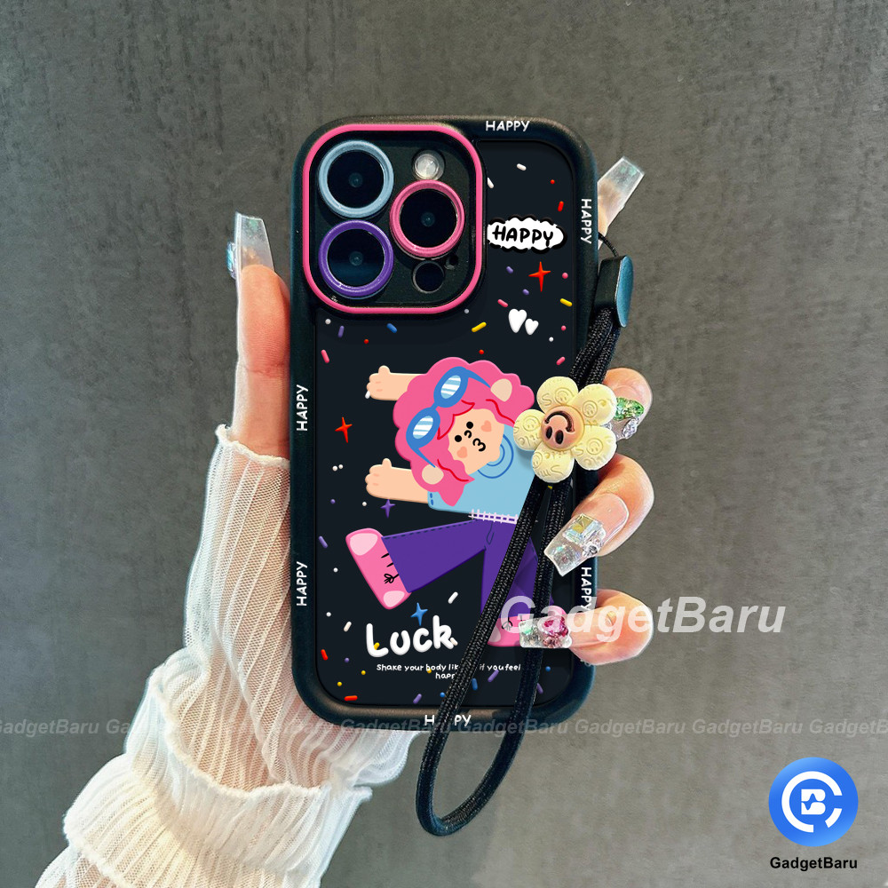 Cartoon Dancing Girl Phone case Shockproof Silicone cover case for ...