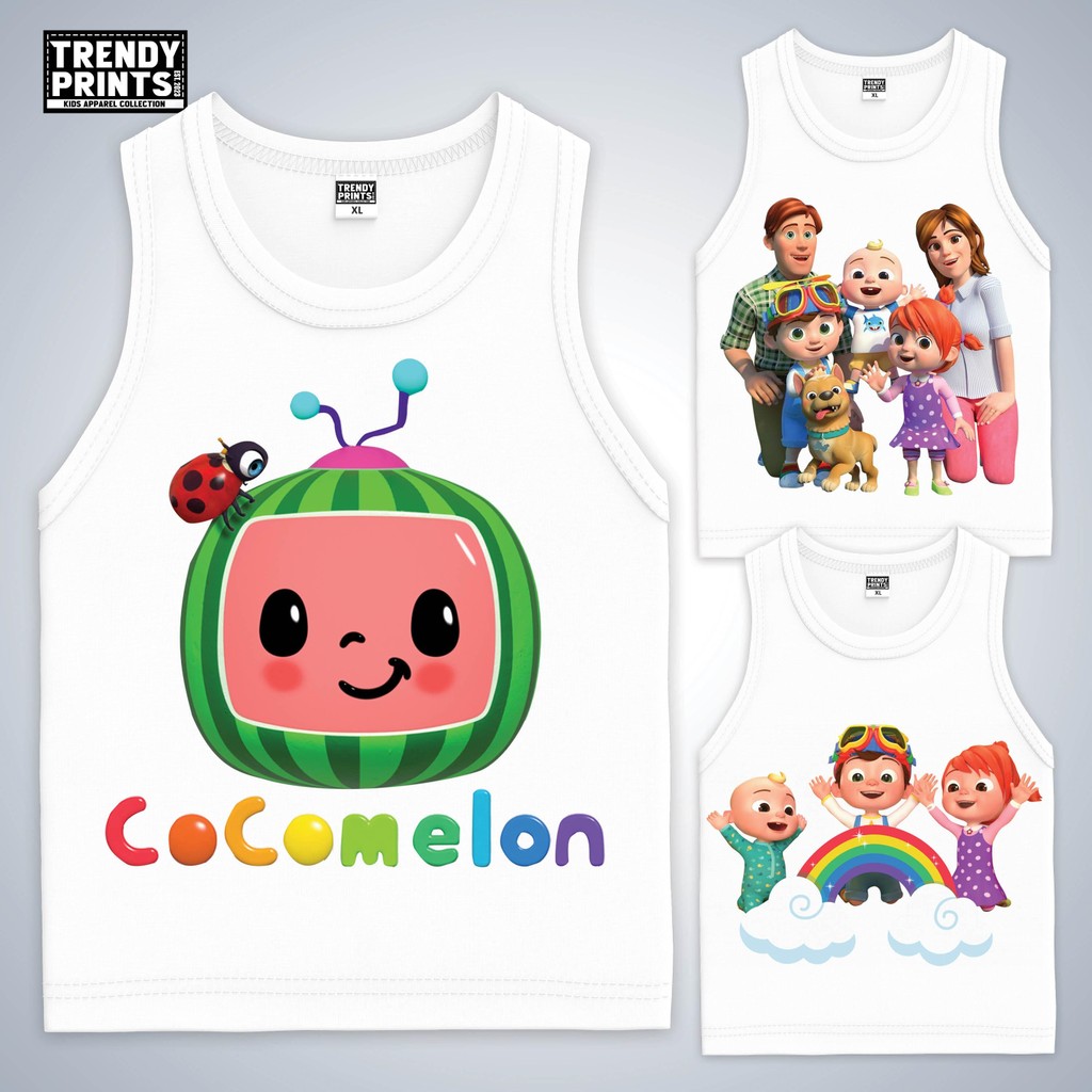 Cocomelon Kids Sando Tank Top for Boys and Girls 1-12 Years Old ...