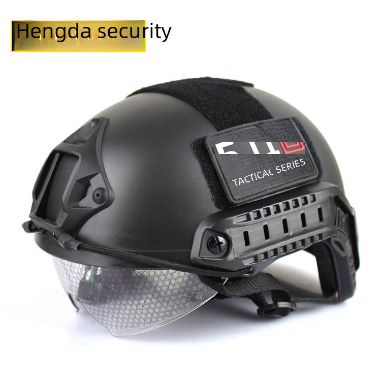 FAST Helmet MH Non-Porous Goggles Edition Game CS Guide Rail Helmet ...