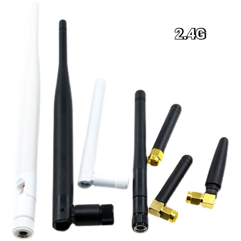 2Pcs 2.4G Antenna SMA Connector WIFI Bluetooth Antenna Wireless Router ...